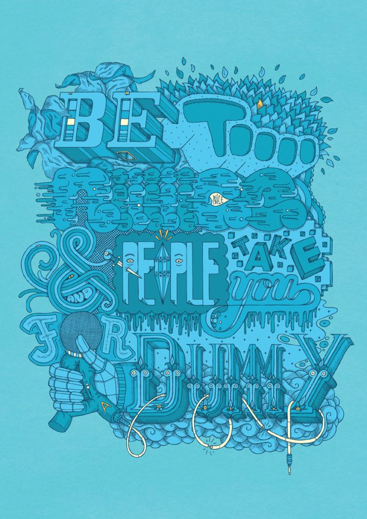 'Be too nice and people take you for a dummy' - MF DOOM Typog-RAP-hy ...